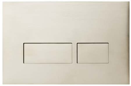 Cobra Flushplate Rectangular Brushed Nickel - X & O'S Bathroom And Kitchen Finishes