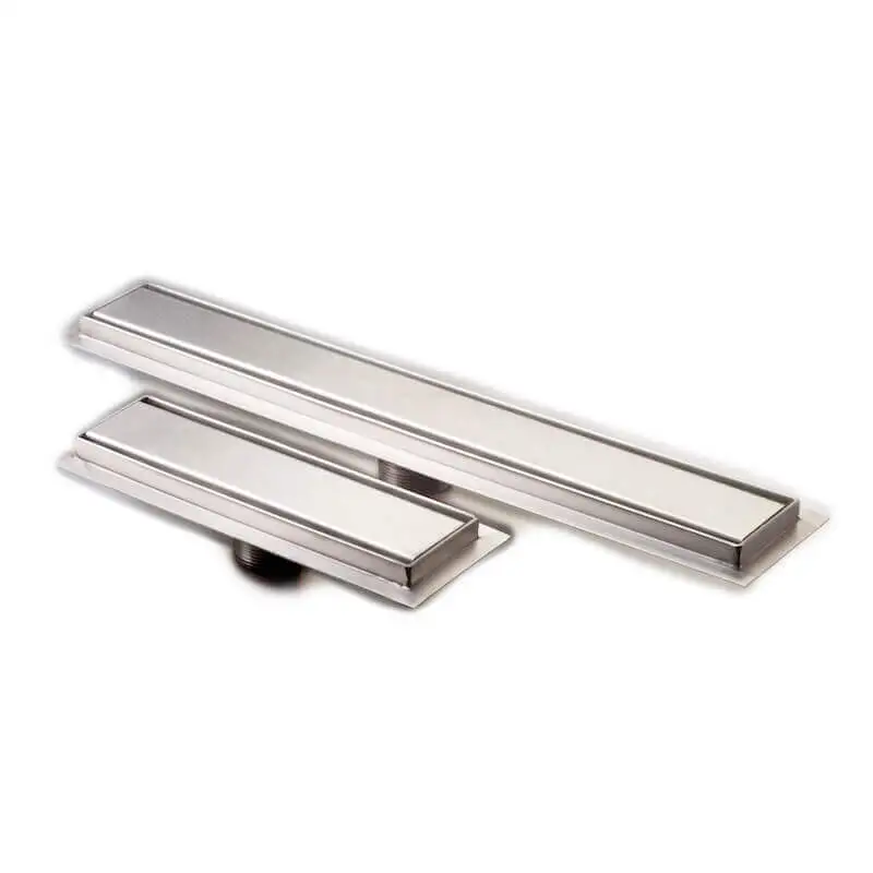 Gio 500x65mm solid grate shower channel stainless steel - X & O'S ...
