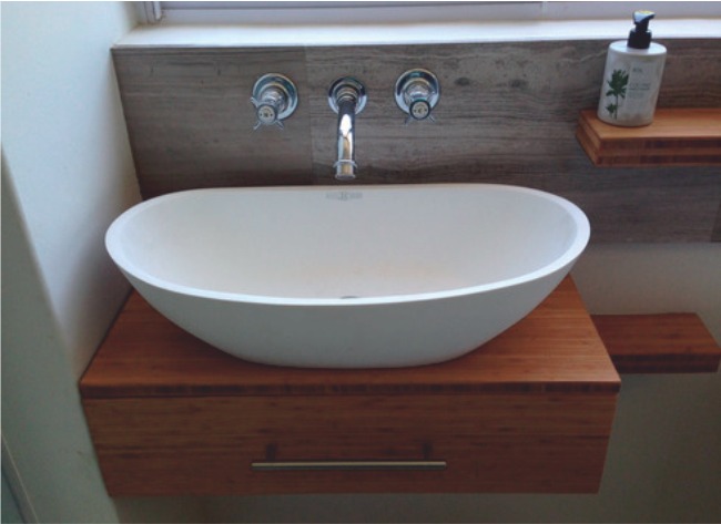 Crystallite Layla Basin - X & O'S Bathroom And Kitchen Finishes