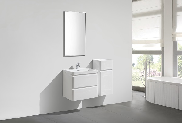 Clear Cube Milan 600 Double Drawer Basin And Cabinet - White Gloss - X ...
