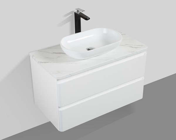 Clear Cube Santorini 900 Double Drawer - White Basin - X & O'S Bathroom ...