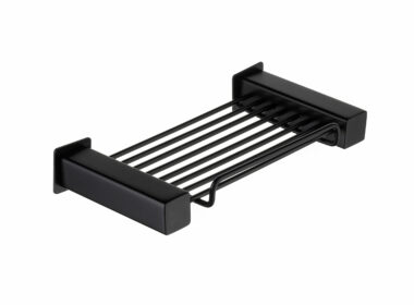 Stunning Quantum Matt Black Soap Rack - X & O'S Bathroom And Kitchen ...