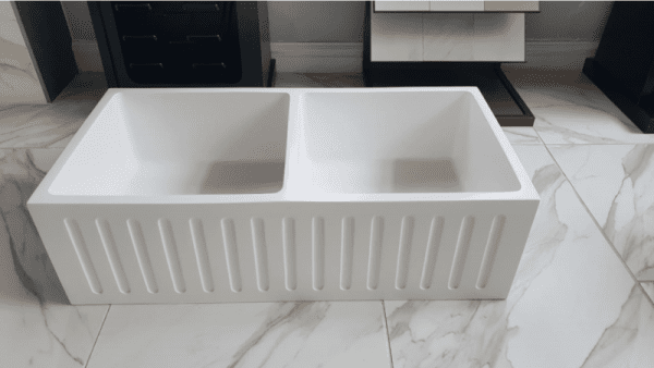 Crystallite Double Butler Sink 900 - X & O'S Bathroom And Kitchen Finishes