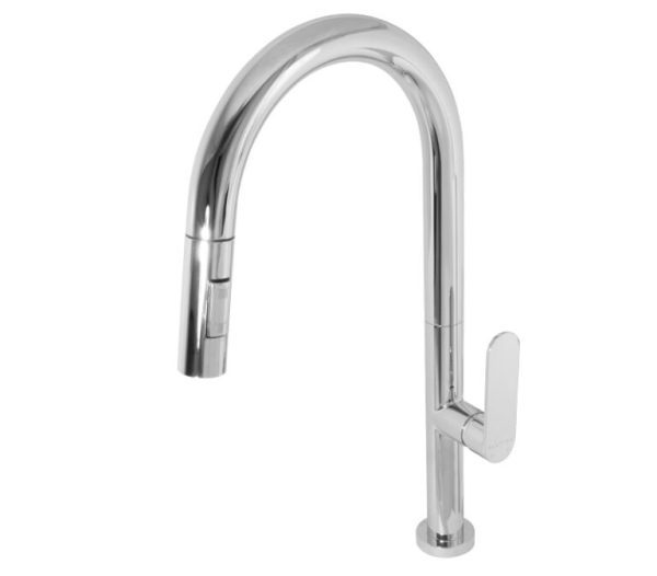 Blutide Satin Spray/Pull Out Sink Mixer Tap - X & O'S Bathroom And ...