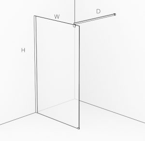Infinity Chrome 900 Shower Screen Clear Glass 900x2000 - X & O'S ...