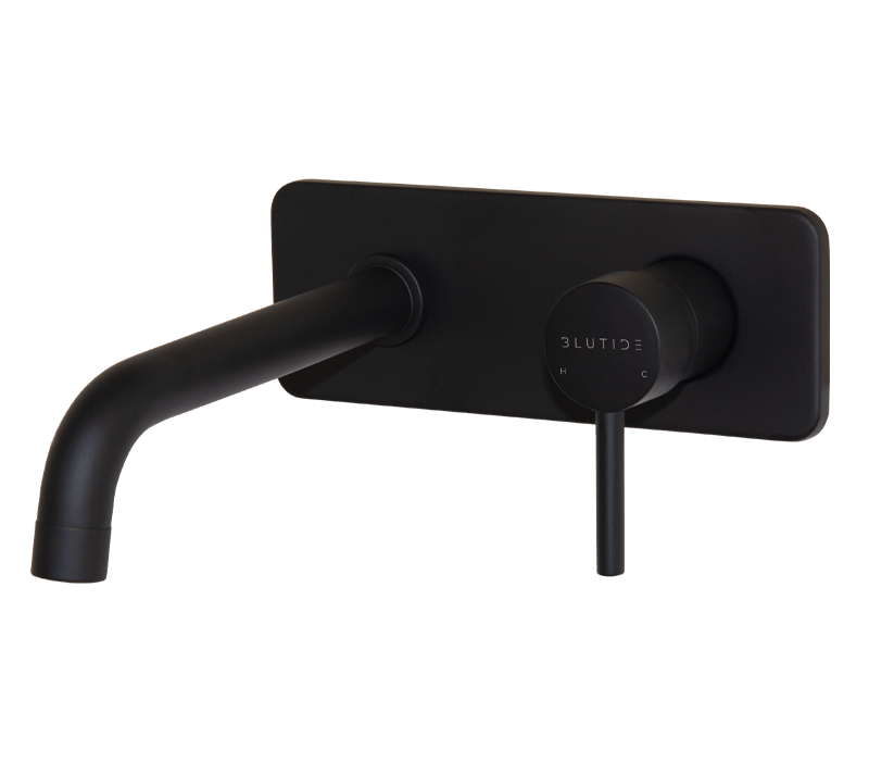 Blutide Moon Black Basin Concealed Mixer with Spout - X & O'S Bathroom ...